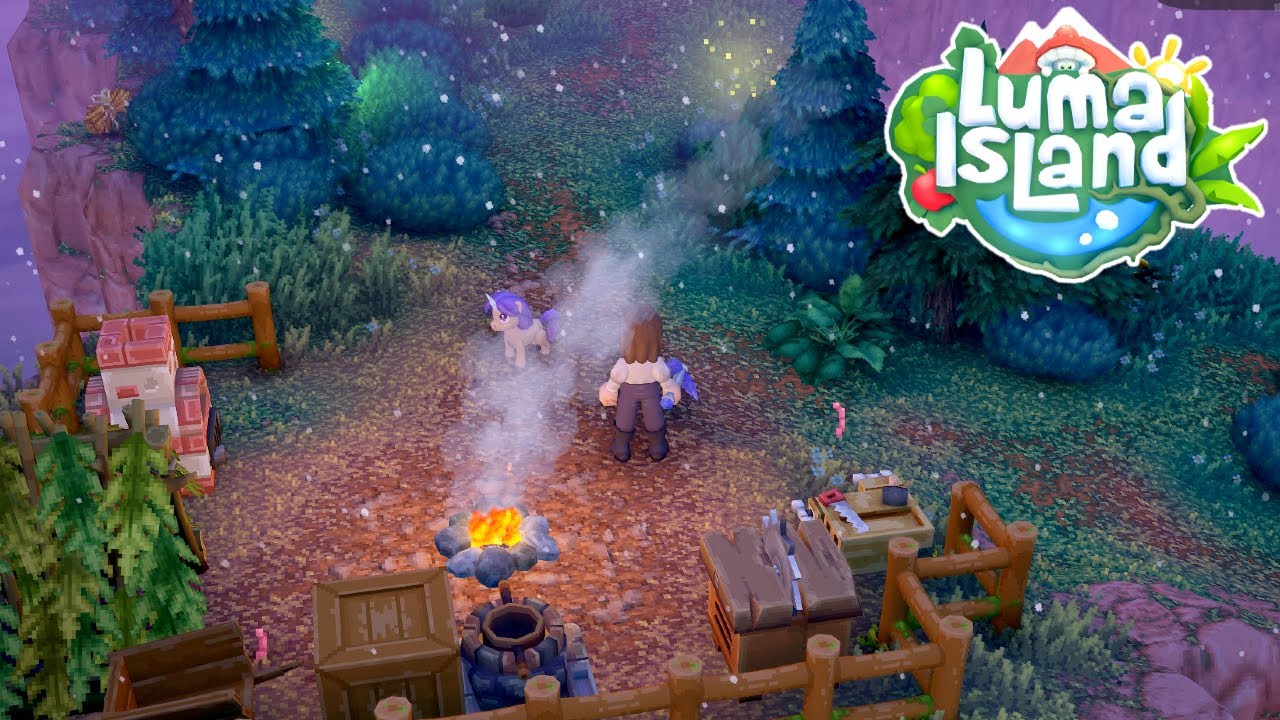 Diving Head First Into The MOUNTAIN BIOME In Luma Island! - YouTube