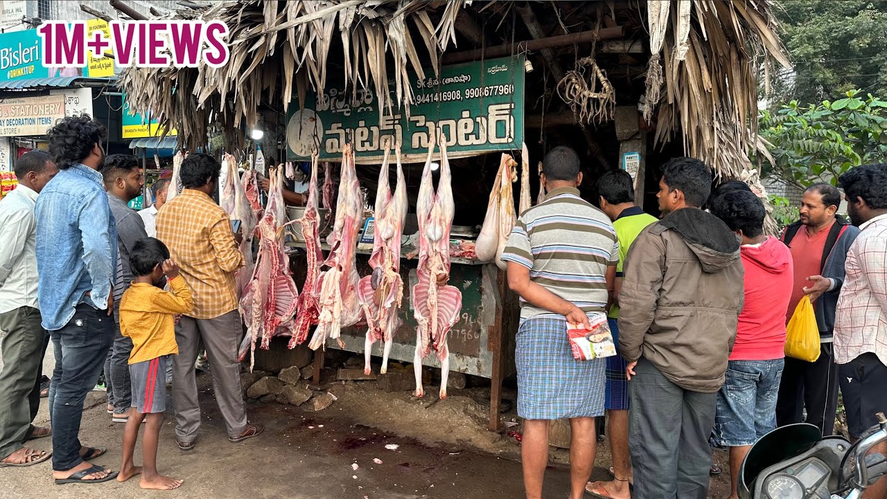 Village mutton shop | Lamb meat | Goat meat | Daily fresh mutton in ...
