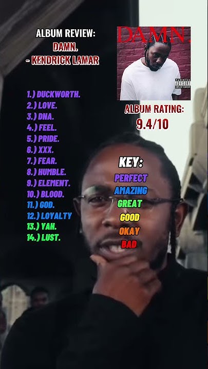 Album Review: DAMN. - Kendrick Lamar - YouTube