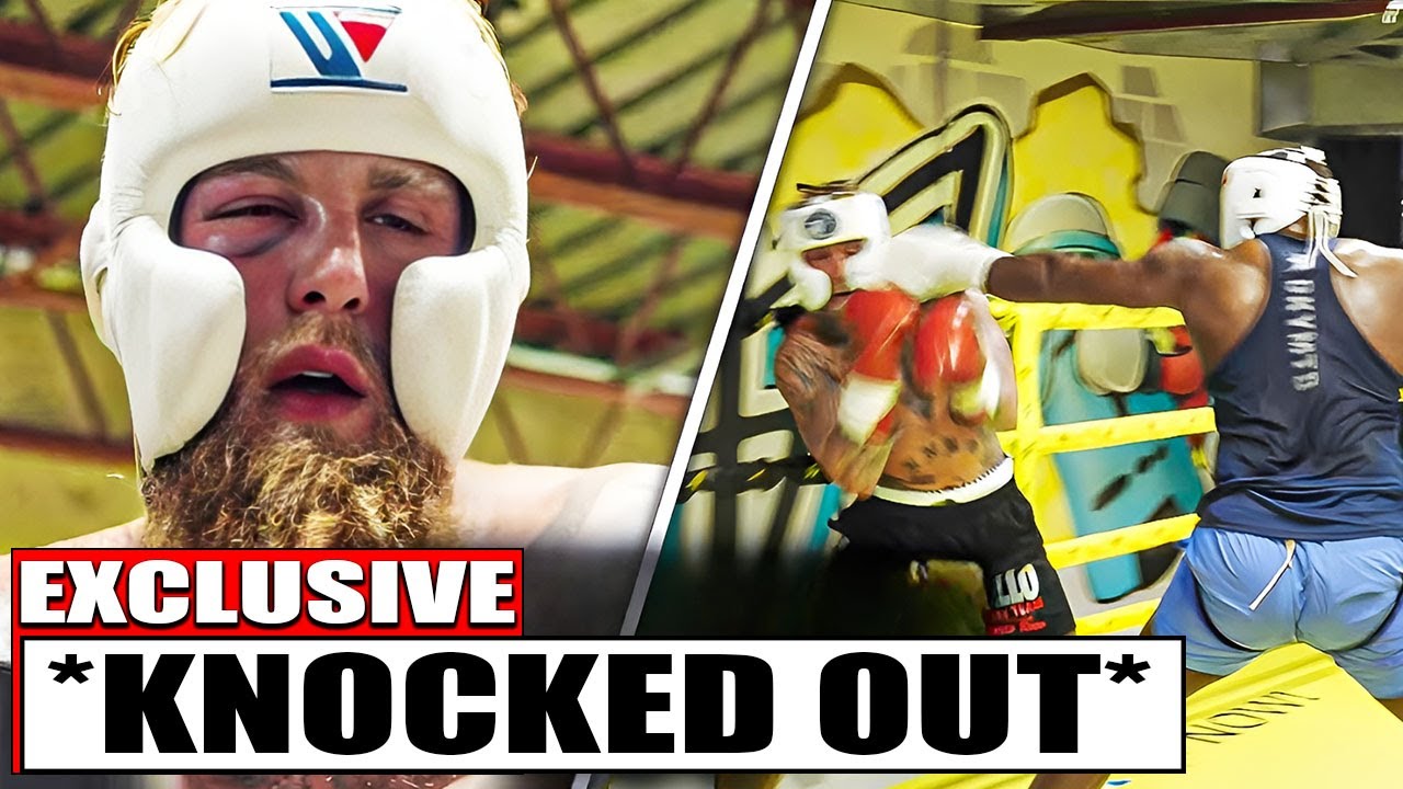 Jake Paul KNOCKED OUT by Heavyweight Sparring Partner For Anthony ...