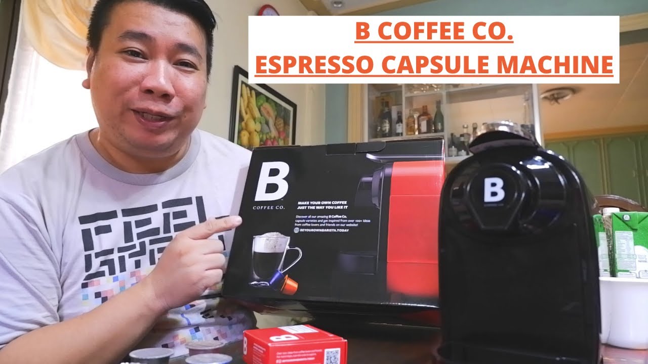 B COFFEE CO FRESHMAN SET ESPRESSO CAPSULE MACHINE - MY FIRST TRY ...