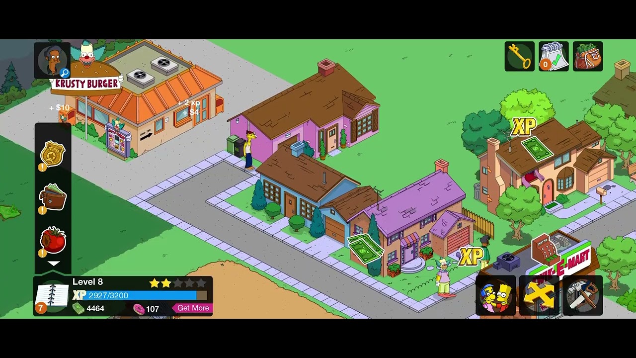 the Simpsons tapped out level 8 town review - YouTube