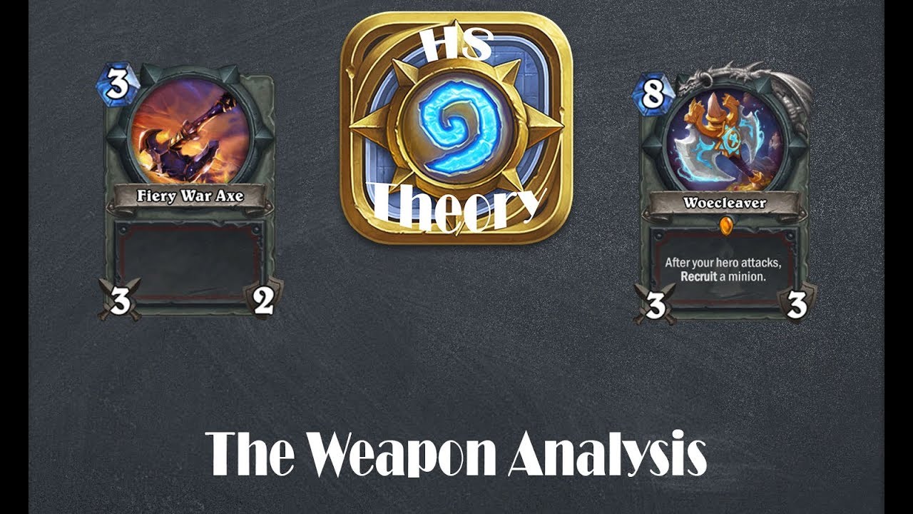 Hearthstone Theory: An Analysis of Weapons - YouTube