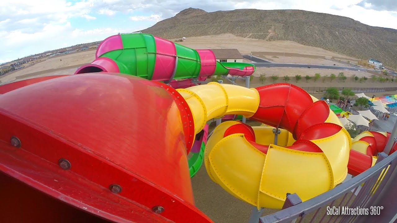 [HD POV] Constrictor Dark Water Slide - Wet n Wild Water Park 2015 ...