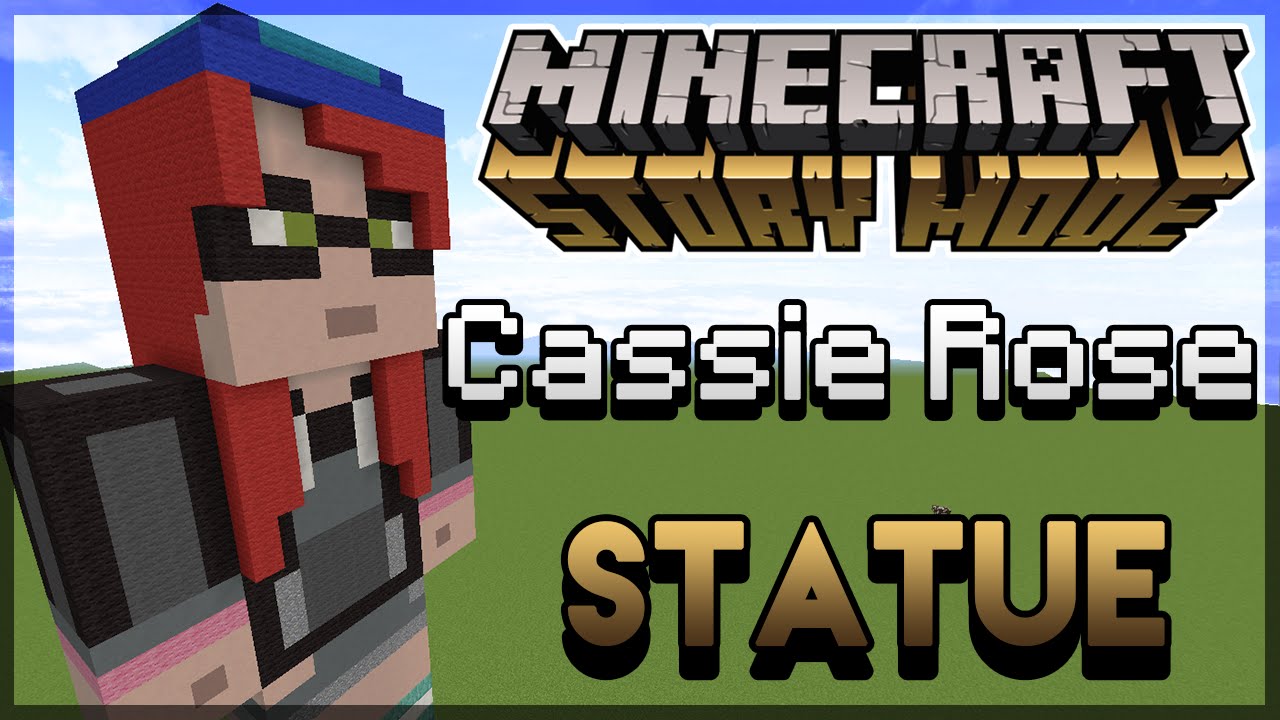 How to make a Casie Rose Statue! [Minecraft Story Mode] - YouTube