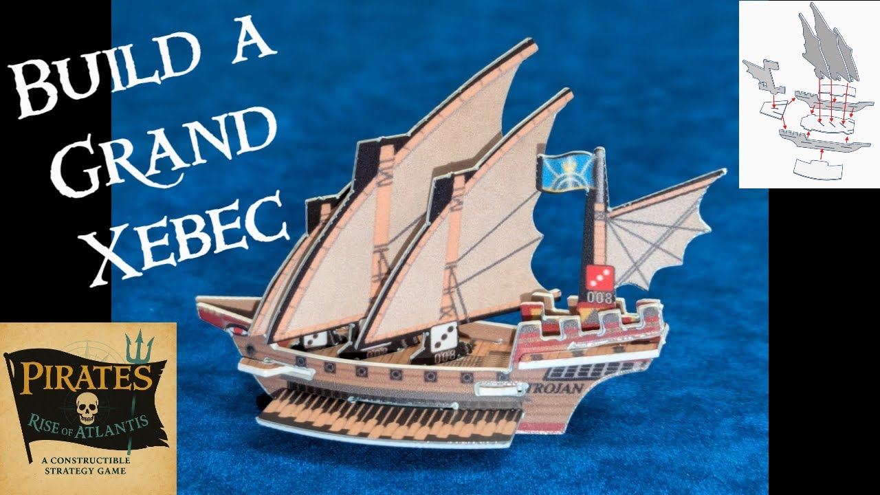 How to Build a Grand Xebec from Pirates: Rise of Atlantis! - YouTube