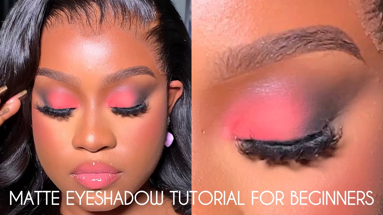 MATTE EYESHADOW TUTORIAL FOR BEGINNERS | Judith Egbo #tutorial #beginnerfriendly - YouTube
