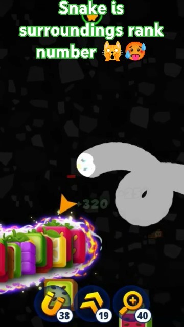 Snake surroundings rank number 01 in Hard mode #trending #wormszone # ...