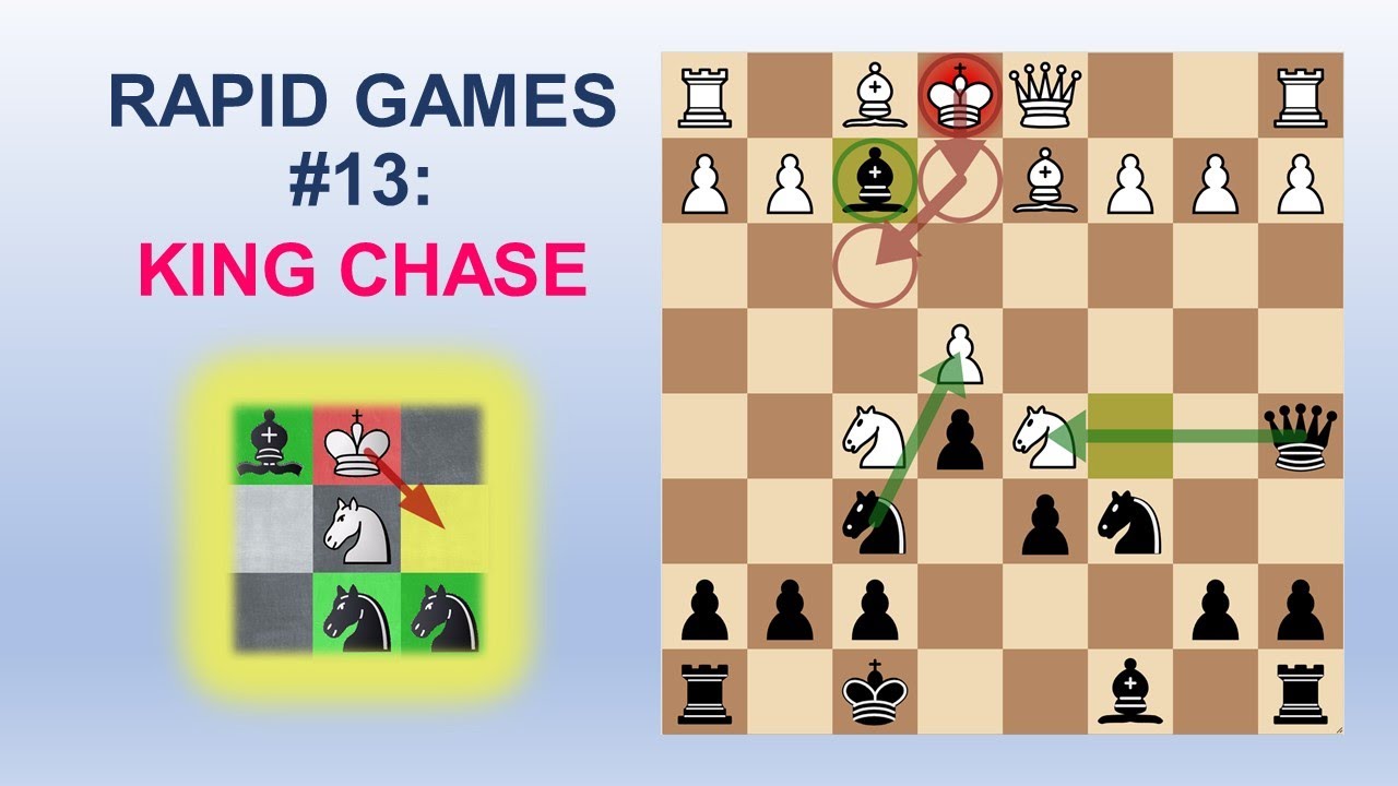 RAPID GAMES #13 - Queen sacrifice to chase the king - YouTube