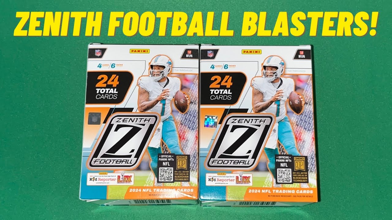 2024 Panini Zenith Football Blaster Box Opening Review! 1 Auto/Mem Per ...