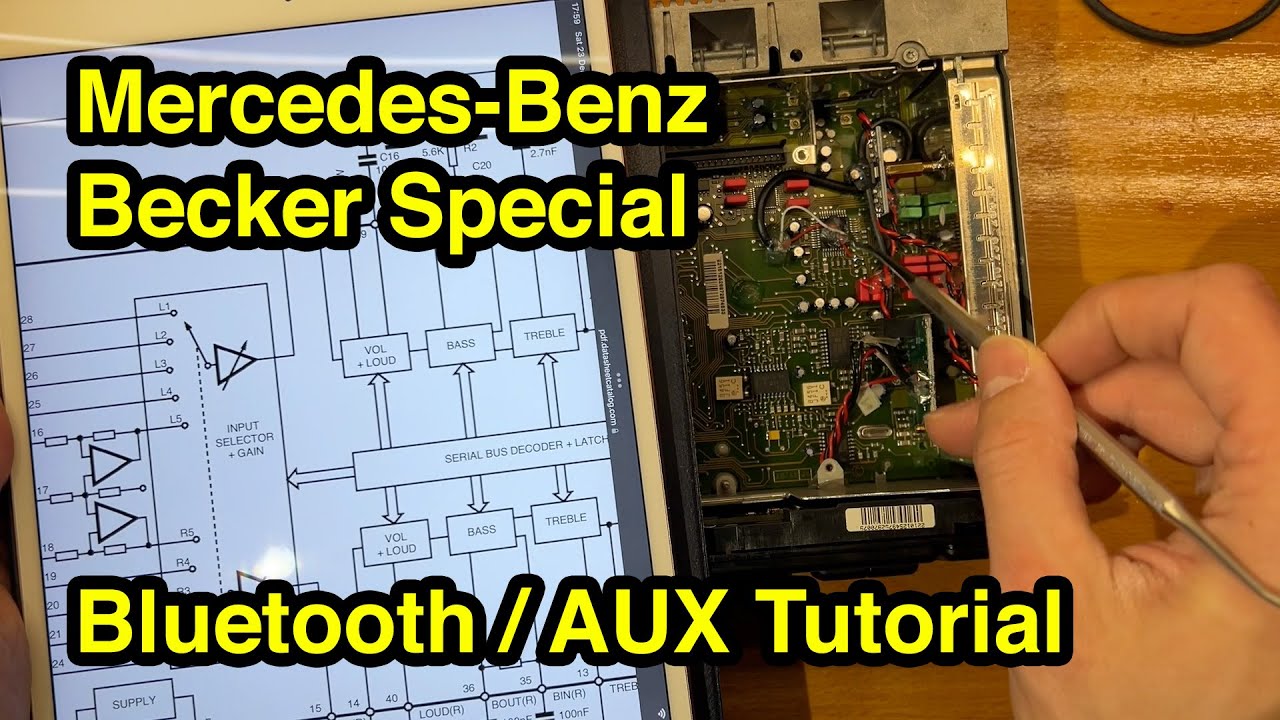 Mercedes-Benz Becker Special (BE2210) - Bluetooth / AUX Tutorial - YouTube