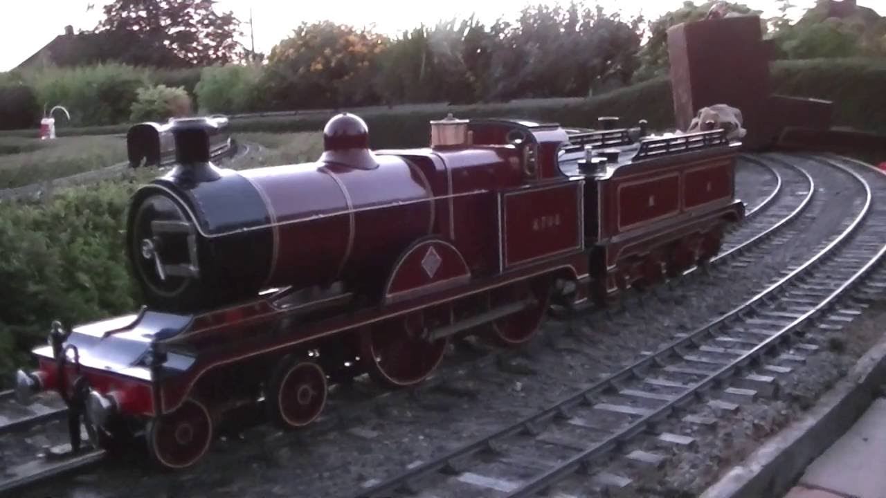 A Live Steam Rebuilt Merchant Navy showing its power at Dusk - YouTube