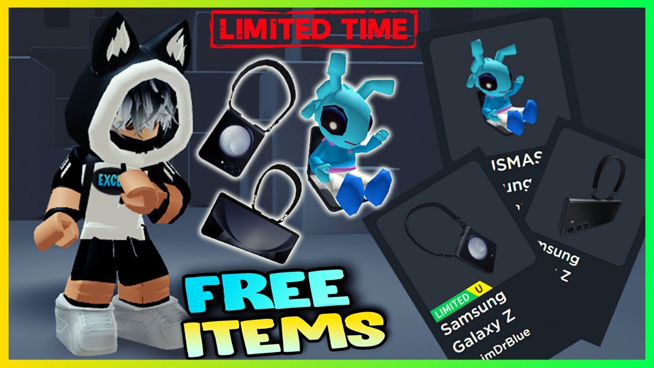 3 Roblox New FREE items, FREE LIMITED UGC ITEMS this game ON ROBLOX ...