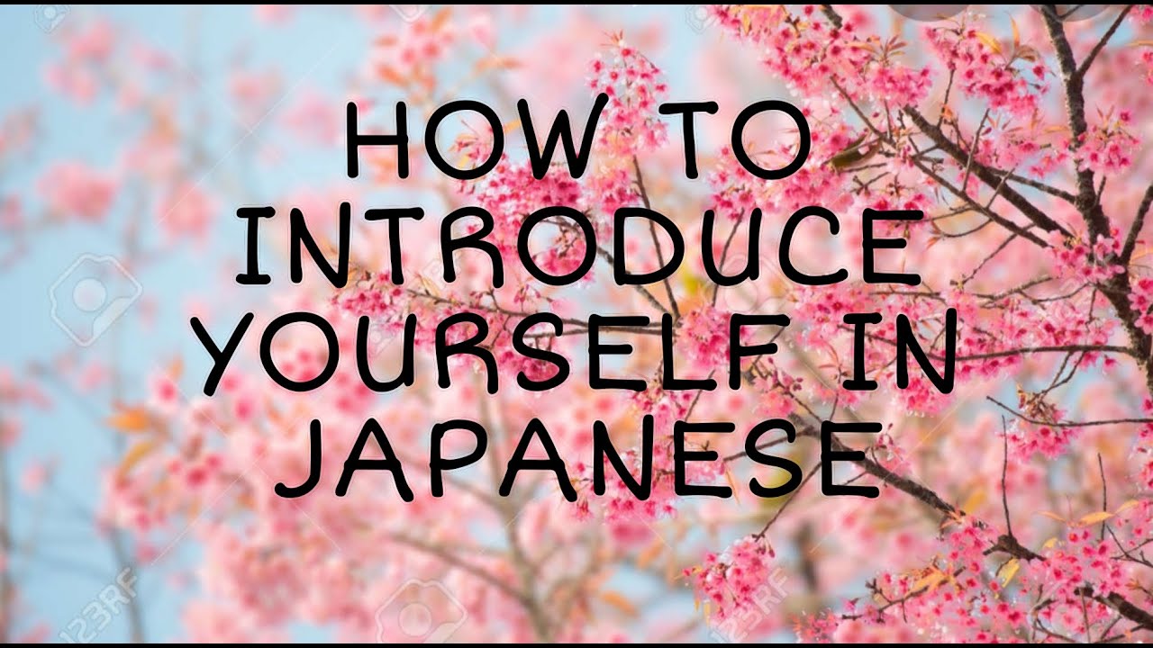 JIKOU SHOUKAI | SELF INTRODUCTION IN JAPANESE - YouTube
