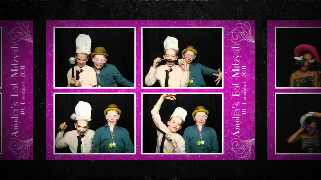 Mitzvah Photobooth Hire at The Blue Check, Bushey - YouTube