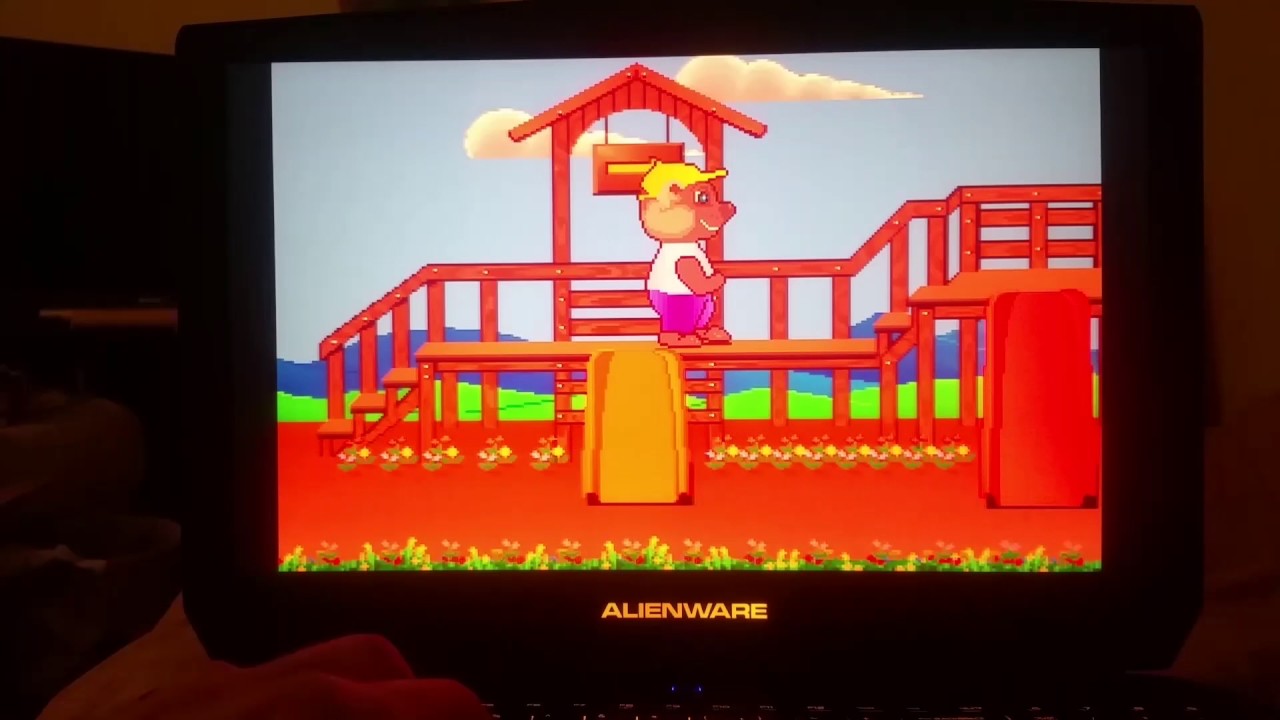 Teddy's big day out dos game from 90s - YouTube