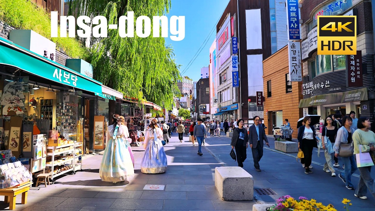 Seoul Walk from Insa-dong Cultural Street to Ikseon-dong Hanok Alley ...