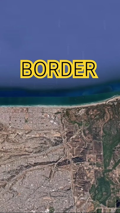 Boarder #usa #maxico #boarder #sea nearest boarder touch with USA # ...