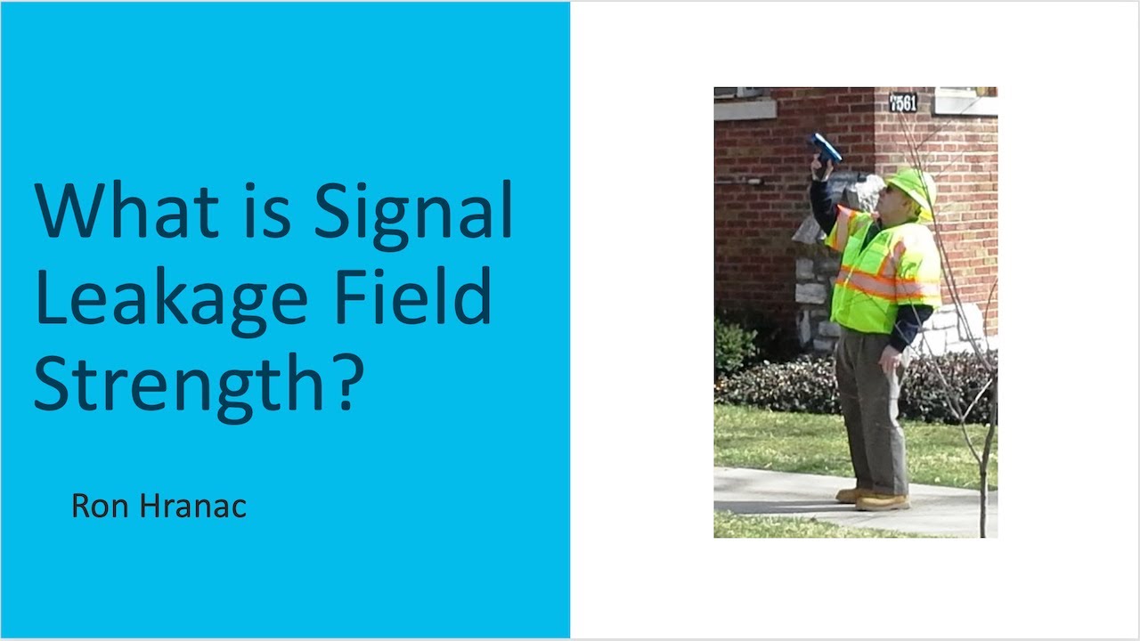 What is Signal Leakage Field Strength? Back to Basics in HFC - YouTube