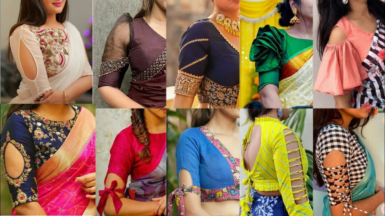 Fancy blouse sleeve designs||Astin designs|| blouse baju dizain|blouse ...
