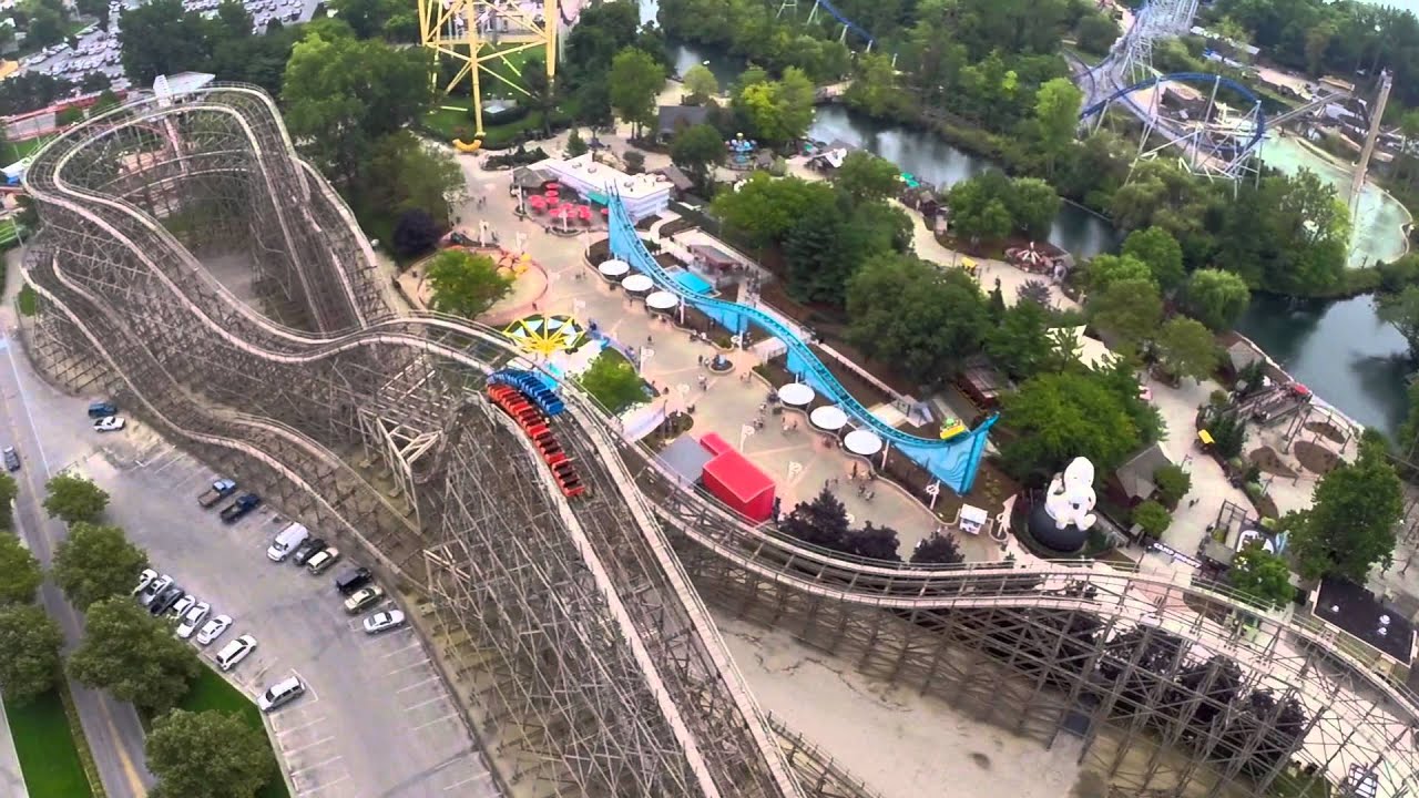 Cedar Point Amusement Park - Sandusky OH - Filmed via DJI Phantom 2 ...