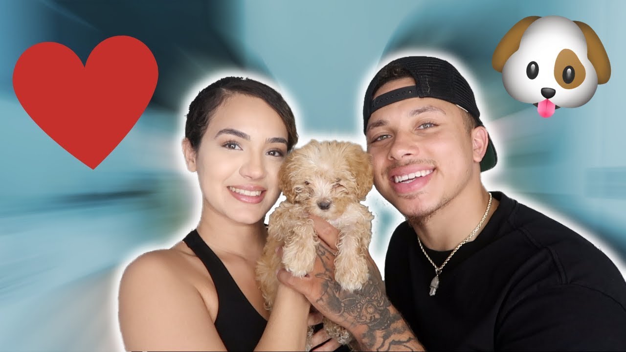 SURPRISING MY GIRLFRIEND WITH A NEW PUPPY!! ** EMOTIONAL! ** - YouTube