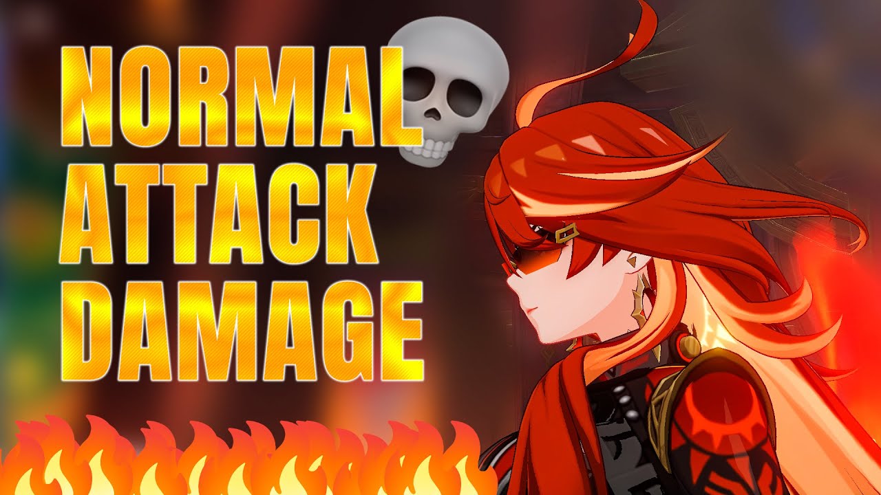 NORMAL ATTACK DAMAGE | Genshin impact - YouTube