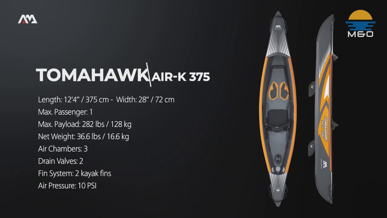 Aqua Marina Tomahawk Kayak Range 2021 - YouTube