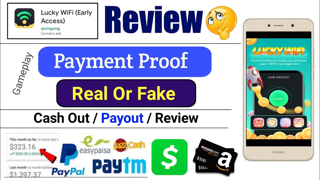 Lucky Wifi App | Lucky Wifi Payment Proof | Lucky Wifi Real Or Fake ...