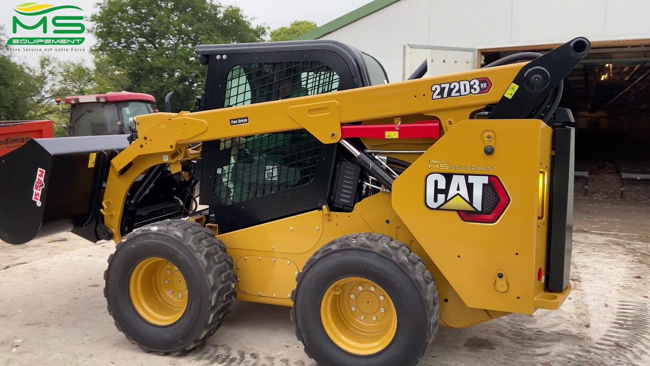 Nouveau SKID 272D3 de chez CATERPILLAR - YouTube
