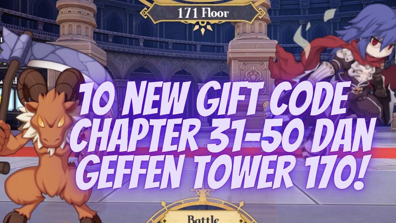 BAPHOMET X EREMES 10 GIFT CODE BARU CHAP 31 -50 DAN GEFFEN TOWER 170 ...