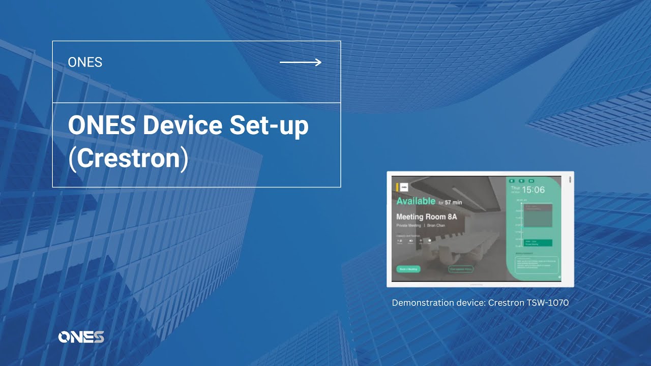 Offision / ONES Device Set up (Crestron) - YouTube