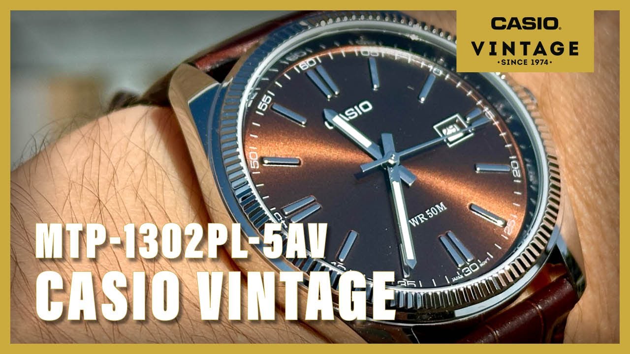 Unboxing The Casio MTP-1302PL-5AV - YouTube