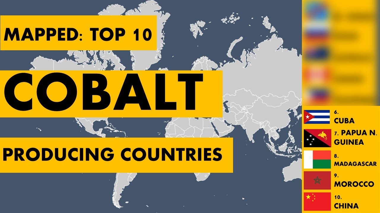 Mapped: LARGEST COBALT producing COUNTRIES! - YouTube