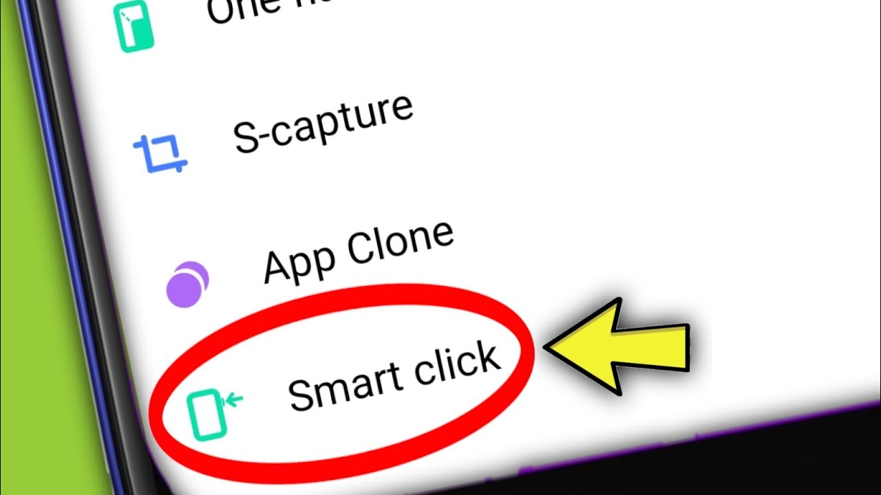Smart Click Settings In Android Smart Phone Vivo V19 - YouTube