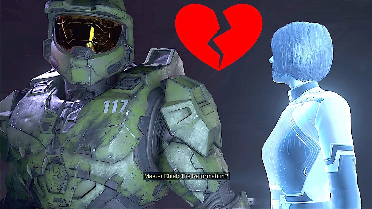 Master Chief Almost Breaks Up With New Cortana (Weapon) Halo Infinite ...