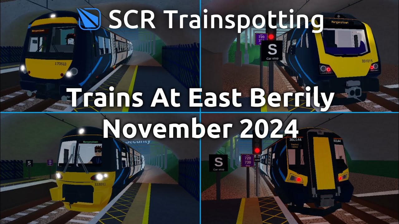 Trains At East Berrily - SCR Trainspotting - Roblox Stepford County ...