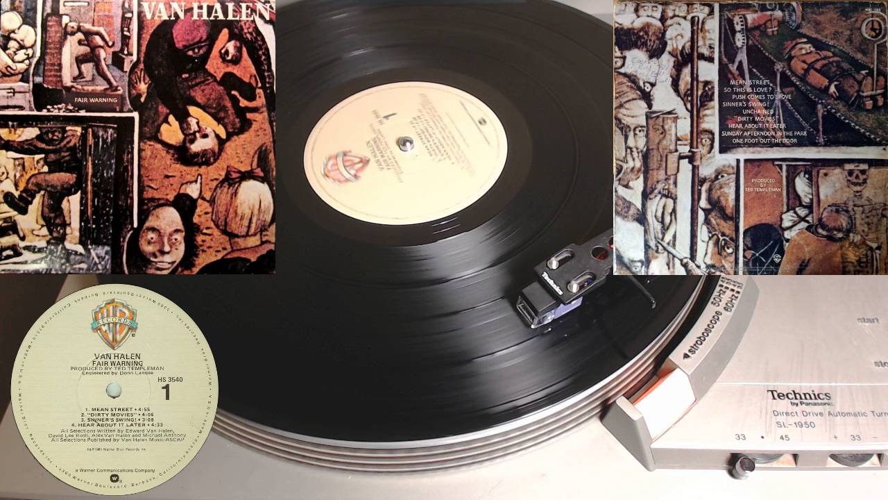 Mace Spins Vinyl - Van Halen - Fair Warning - Full Album - YouTube
