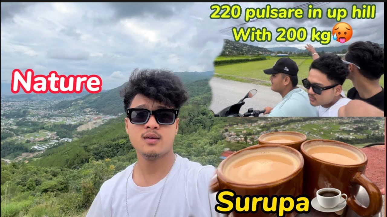 Nature vibes ma ramdai tea khanu ko maja 🥰💐😇||(surupa)|Baden Lafa ...