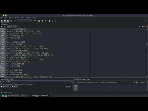Draw Girl ( Anime ) Face Using Python Turtle... - YouTube