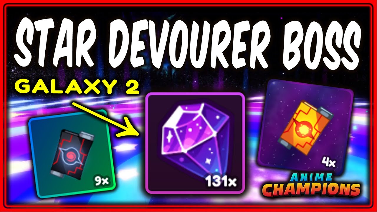 New STAR DEVOURER BOSS - ASCENSION BOOKS - GALAXY 2 CRYSTALS | Anime ...
