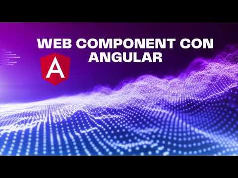 Crear Web Component con Angular | Create Web Component with Angular - YouTube