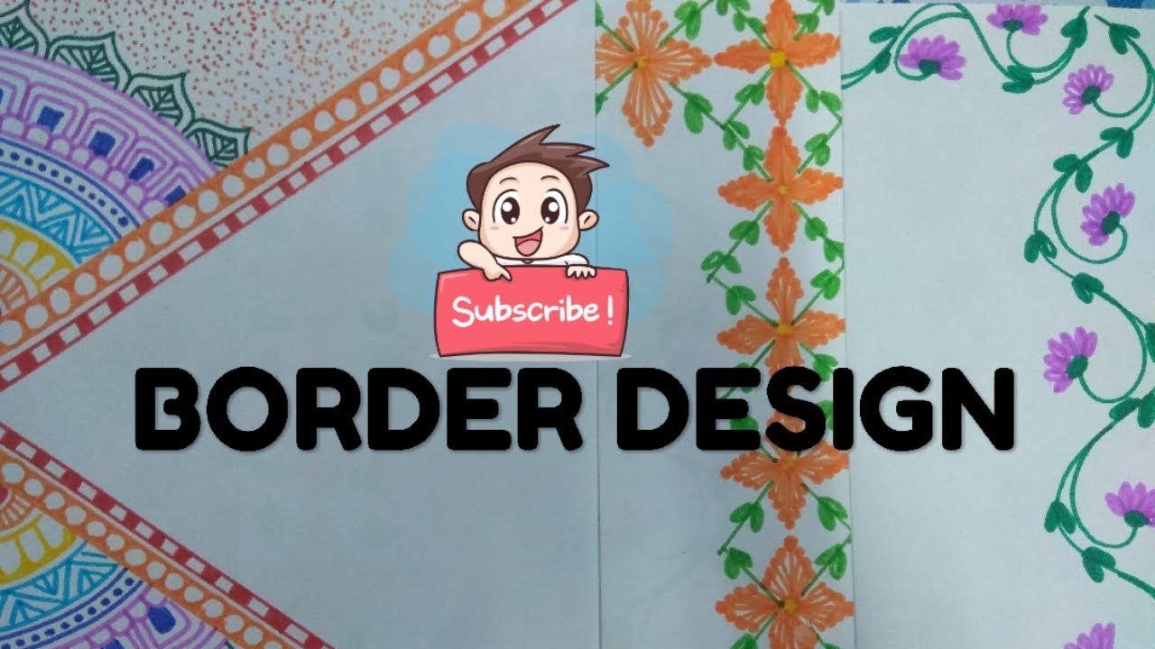 BORDER DESIGN | FRONT PAGE DESIGN | SIMPLE AND EASY DESIGN FOR PROJECT ...