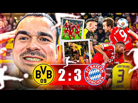  3:2 WAHNSINN IM KLASSIKER !! 😱🔥 BVB vs FC BAYERN MÜNCHEN - Stadionvlog