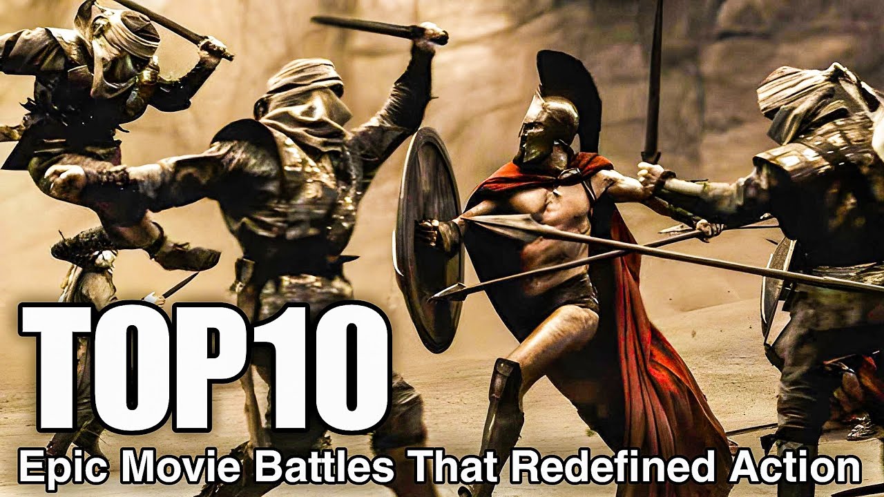 Top 10 Epic Movie Battles That Redefined Action - YouTube
