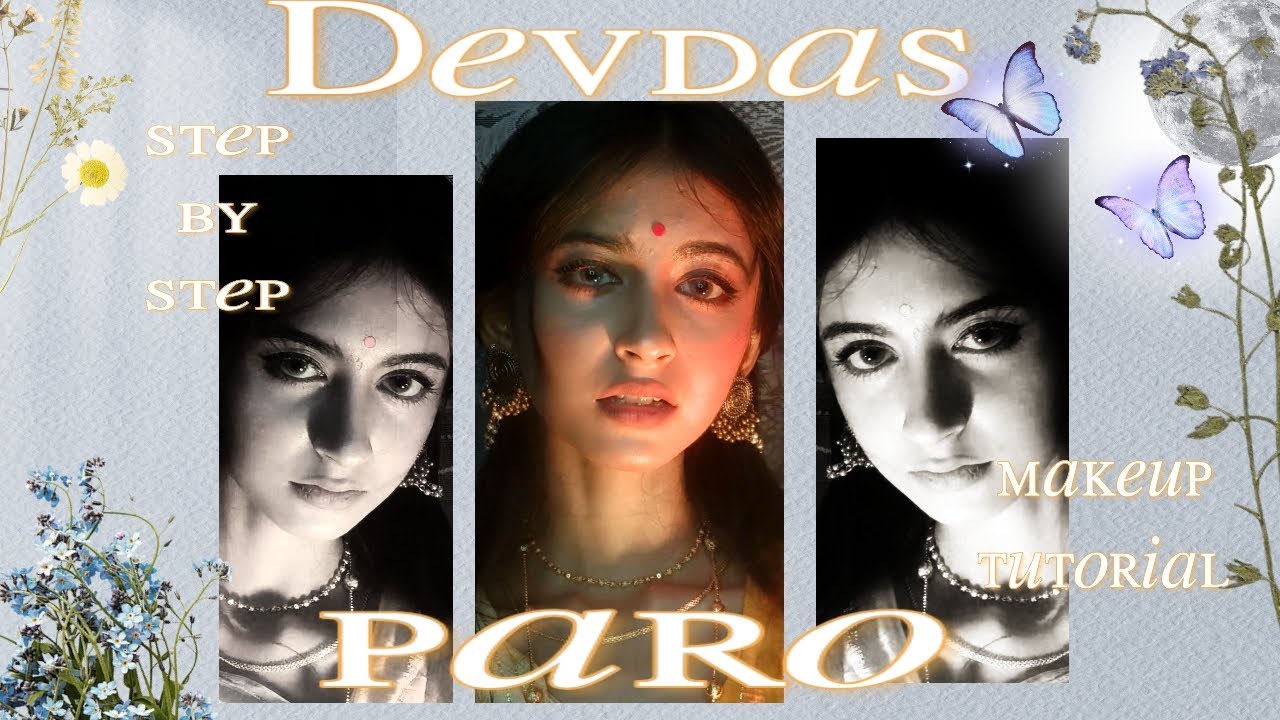 Paro from Devdas makeup tutorial 🎀 step by step festive makeup look ...