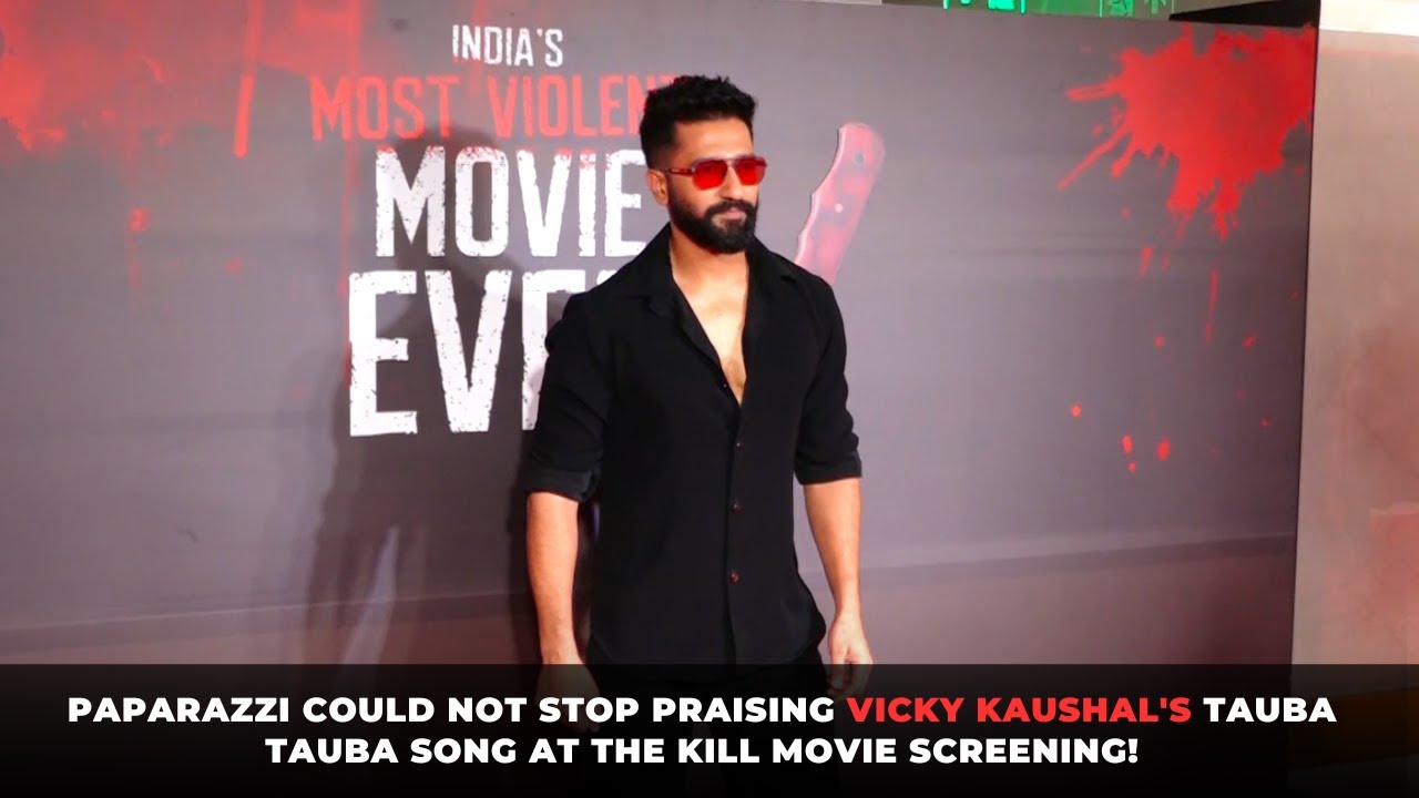 Paparazzi Could Not Stop Praising Vicky Kaushal's Tauba Tauba Song At ...