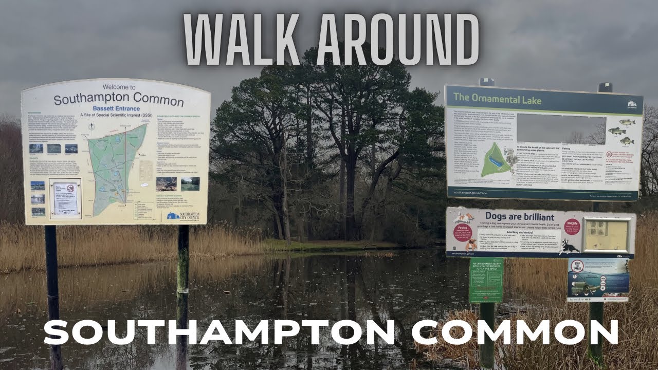 Southampton Common | Scenic Nature Walk In 4K - YouTube