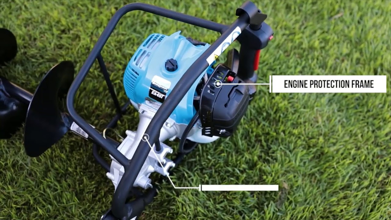 Post Hole Digger Bushranger Best Hire - YouTube