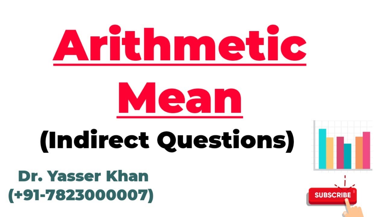 Arithmetic Mean - Indirect Questions - YouTube